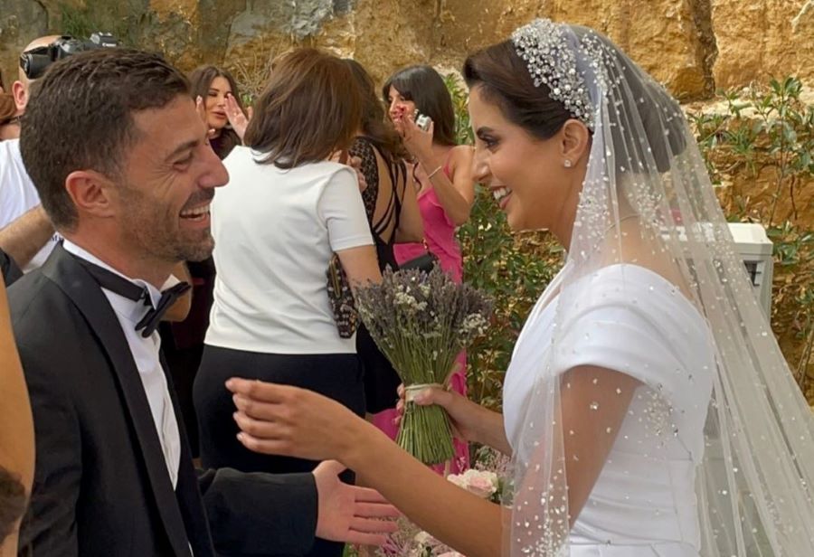 زفاف مذيعة lbci رنيم أبو خزام وربيع أبو علوان بحضور رامي عياش - شاشات Shashat